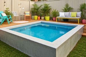 Above Ground Concrete Plunge Pools VIC | Small Backyard Pools with Easy ...